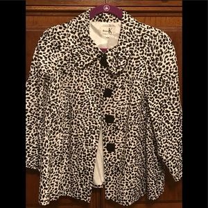 Shana K | Jackets & Coats | Shana K Soft Cotton Jacket With 34 Sleeves ...